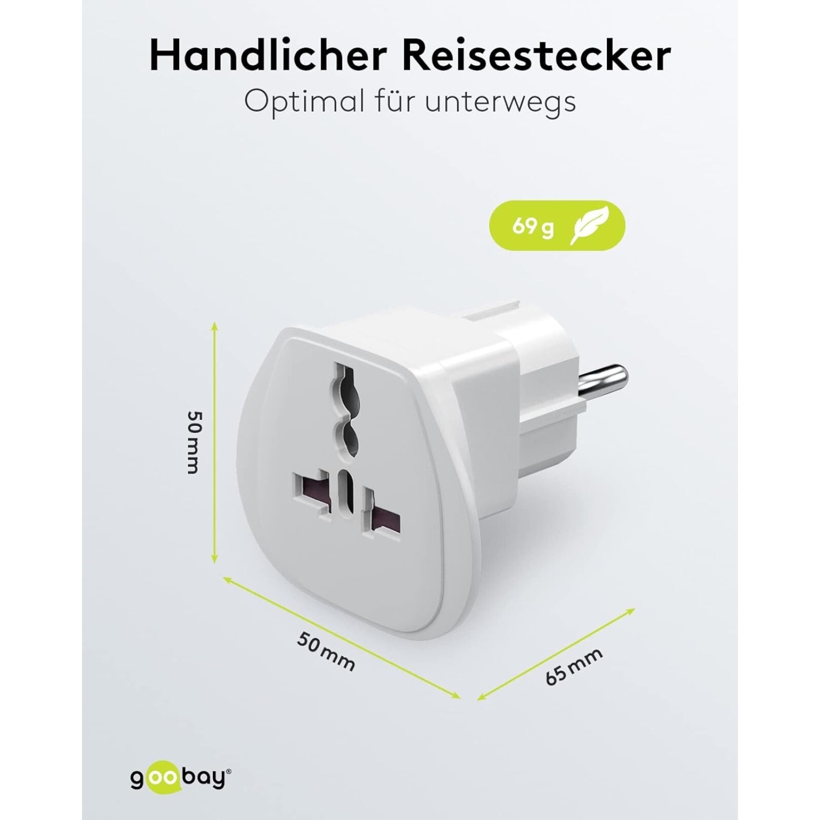 Reiseadapter Stromadapter USA Schweiz Italien UK auf EUROPA Steckdosen ...