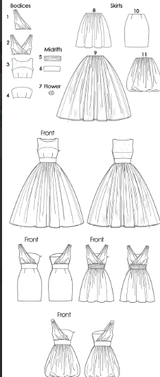 2011 Misses Party Dress U-Pick Size 4-18 Sewing Pattern McCall's 6466 ...