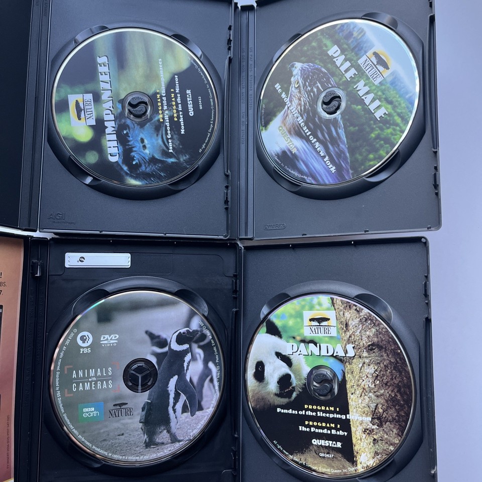 Lot Of 8 PBS/Nature Documentary DVDs, Out Of Print, Wildlife ...