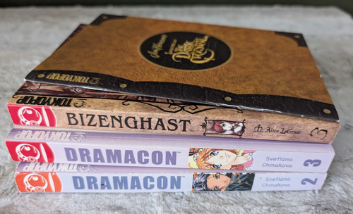 Tokyopop Manga Lot: Dramacon Vol 2 and 3, Bizenghast Vol 3, Return to ...