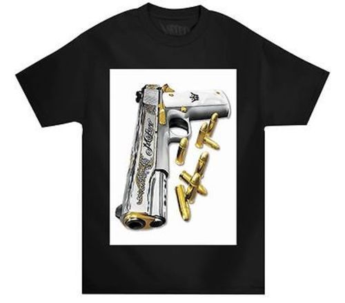 Mafioso Clothing Rocket Gun Sexy View Weapon Black Urban Hype T Shirt M ...