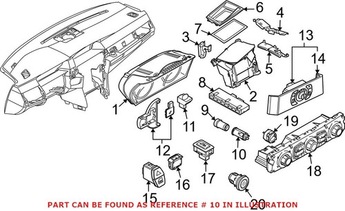Genuine OEM 12 Volt Accessory Power Outlet Housing For BMW 61346973037 ...