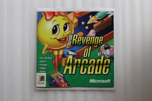 Microsoft Revenge of Arcade PC CD-ROM Ms Pac-Man Rally-X Mappy Xevious Motos | eBay