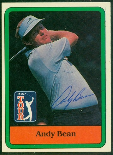 03, 1981 Donruss PGA Golf #4, Original Autograph of Andy Bean | eBay
