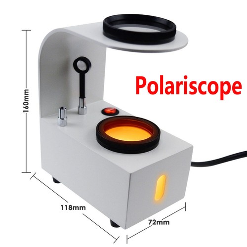 Portable Jewelry Polarizer Lens Polariscope Gem Axial Identification ...