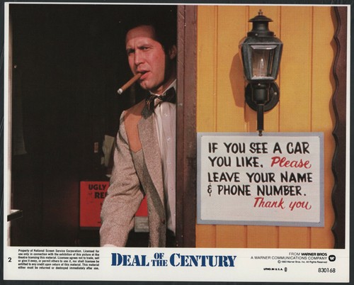 CHEVY CHASE SMOKING A CIGAR Deal Of The Century ‘83 | eBay