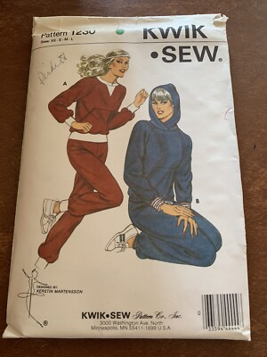 Kwik Sew 1983 Pattern 1230 Misses’ Jogging Suit XS-S-M-L | eBay