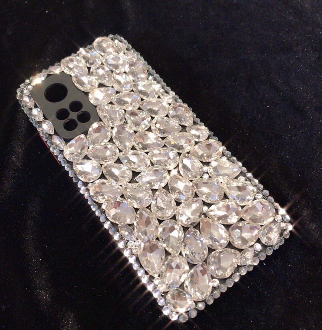 Handmade Luxury Bling Diamond Rhinestone Crystal Jewelled Back Phone ...