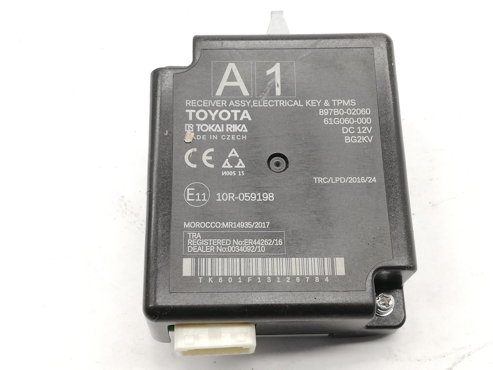 TOYOTA COROLLA Berlina E21 2.0 Tyre Pressure Control Module 897B0-02060 ...