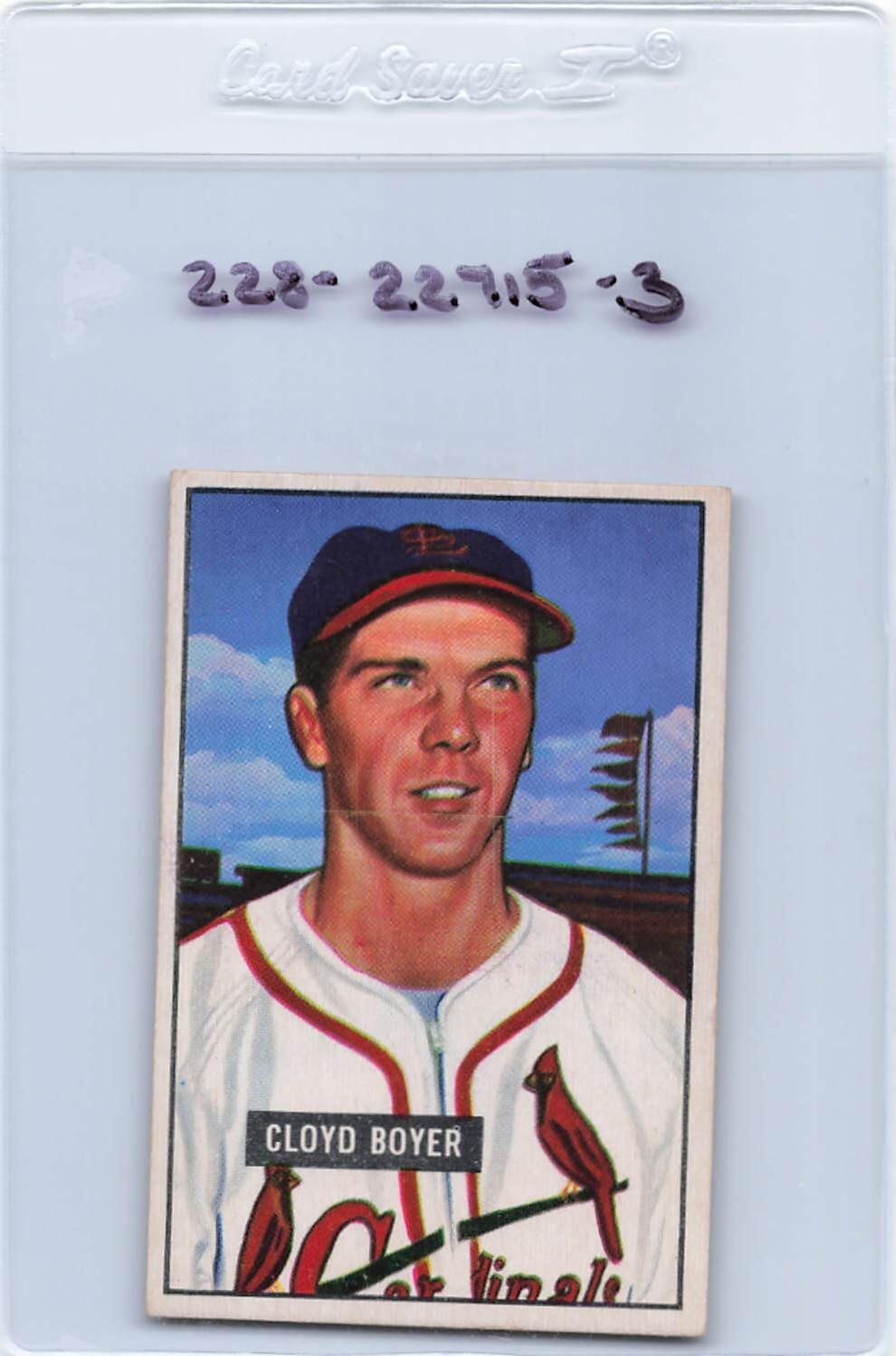 1951 Bowman #228 Cloyd Boyer Cardinals EX/MT 51B228-22715-3 | eBay