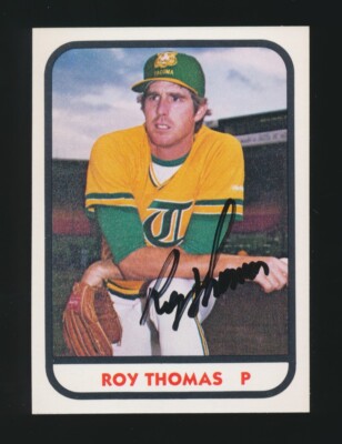 1981 TCMA *TACOMA TIGERS* -#20 ROY THOMAS *Autographed* | eBay