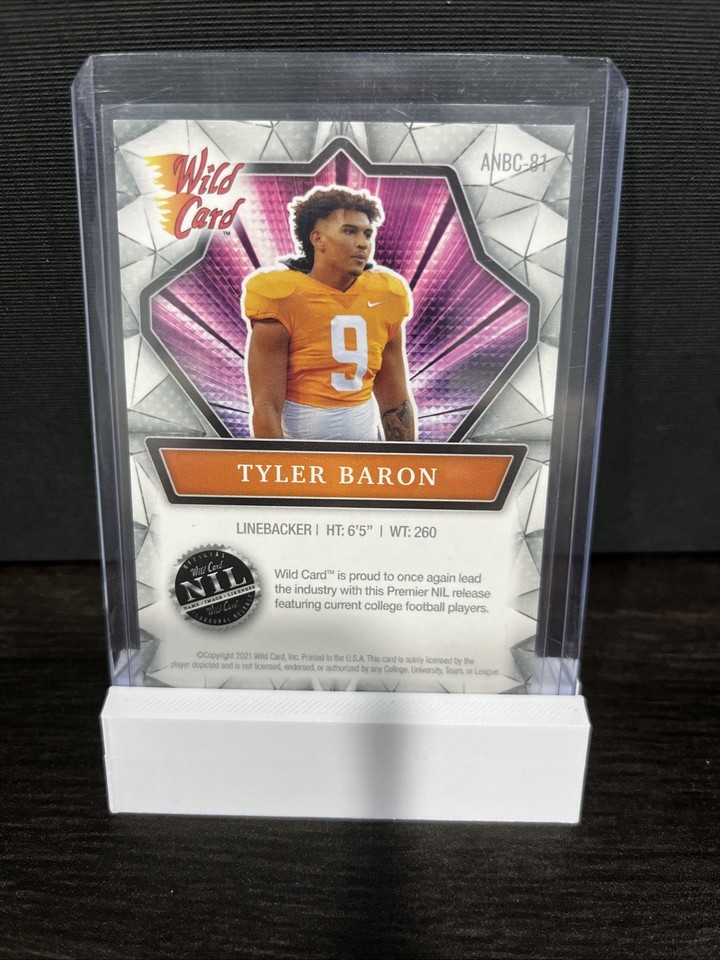 2021 Wild Card Alumination NIL Collegiate Edition Card #ANBC-81 Tyler ...