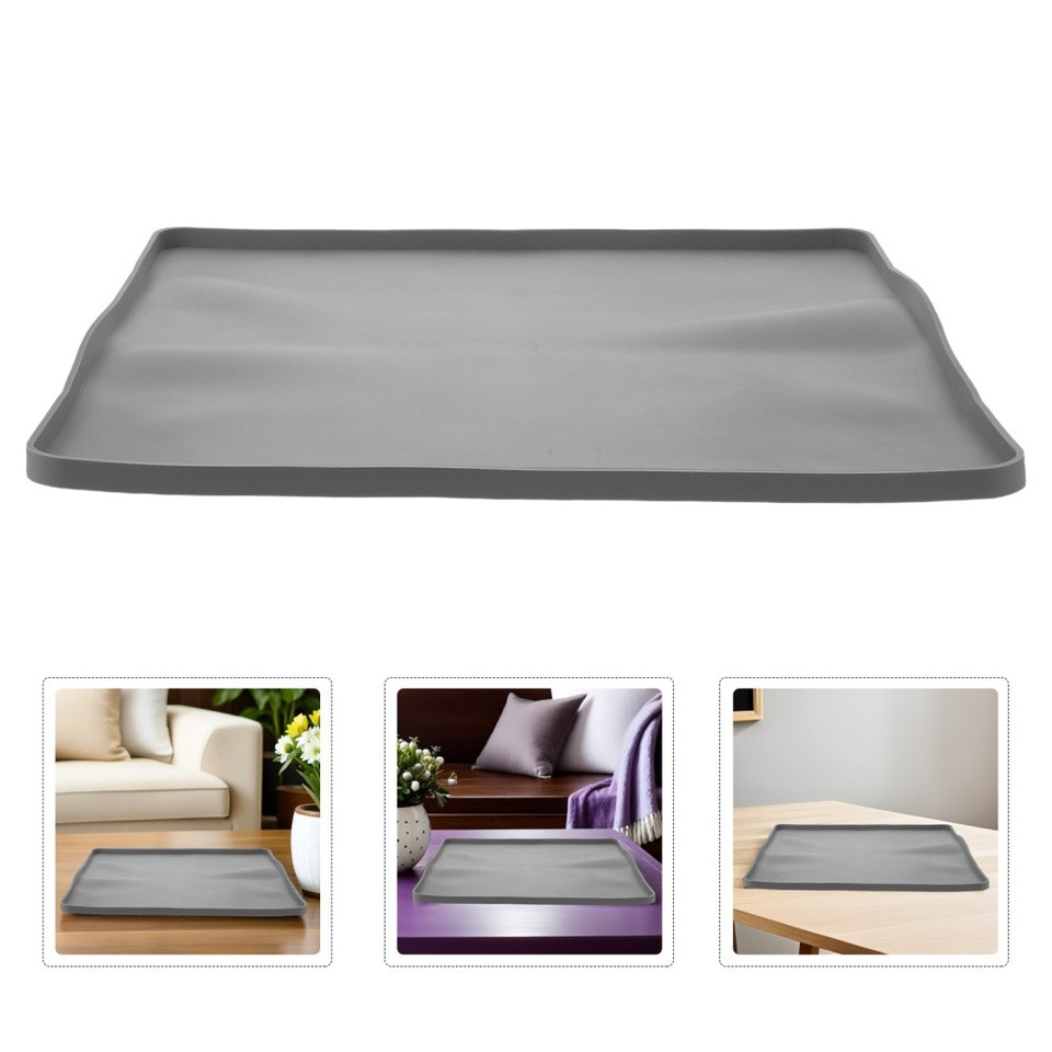 Humidifier Silicone Drip Mat With Raised Edges - Prevent Leaks & Floor ...
