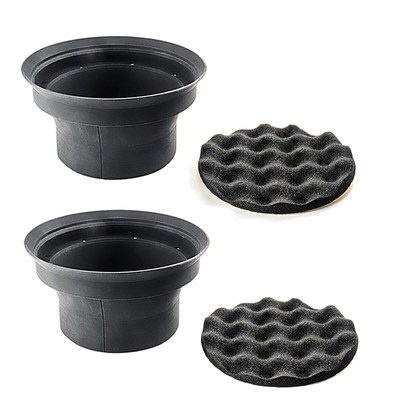1 Pair Baffle seal for 165mm speaker door installation including sound ...