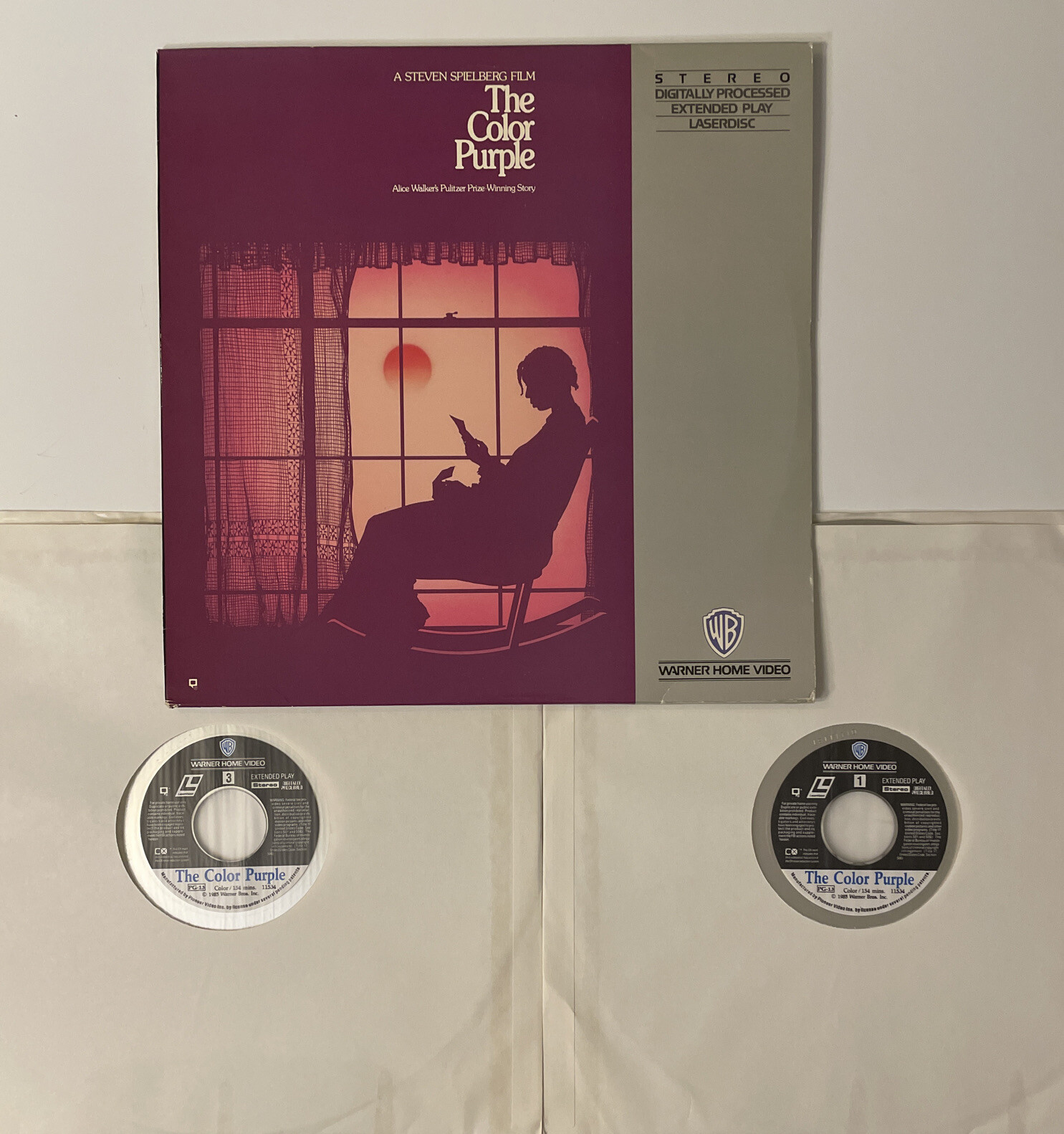 THE COLOR PURPLE 2-Laserdisc LD WIDESCREEN EXTENDED PLAY VERY RARE ...