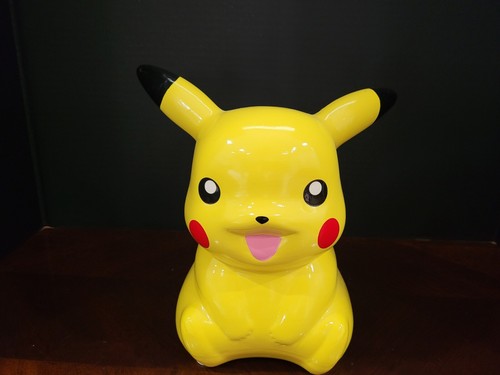 Pokémon Pikachu Piggy Coin Money Bank Ceramic Nintendo 2015 FAB NY 9 ...