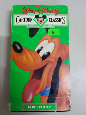 Disney Cartoon Classics Here's Pluto VHS Volume 5 Vintage Used | eBay