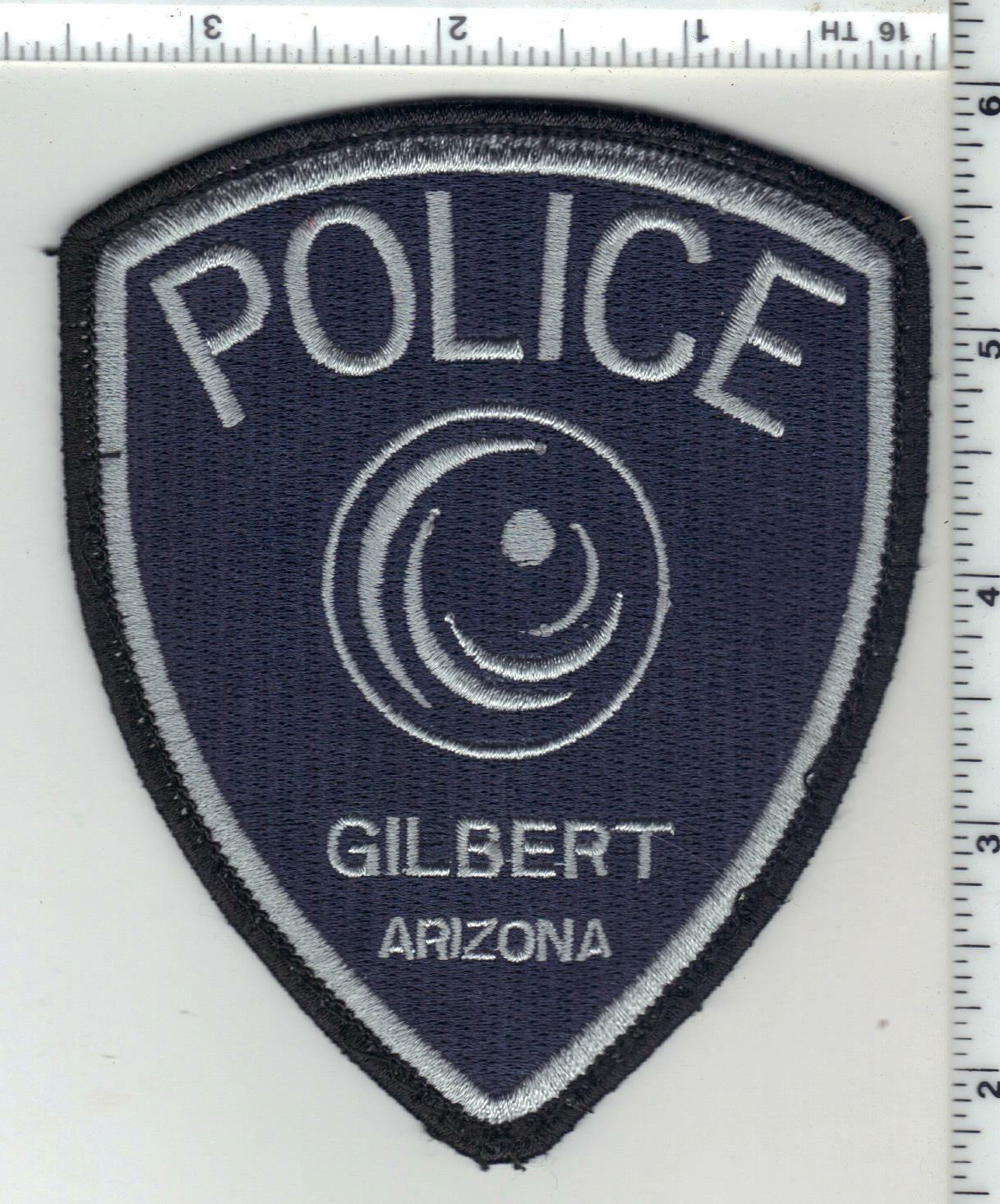 Gilbert Police (Arizona) 6th Issue Shoulder Patch | eBay
