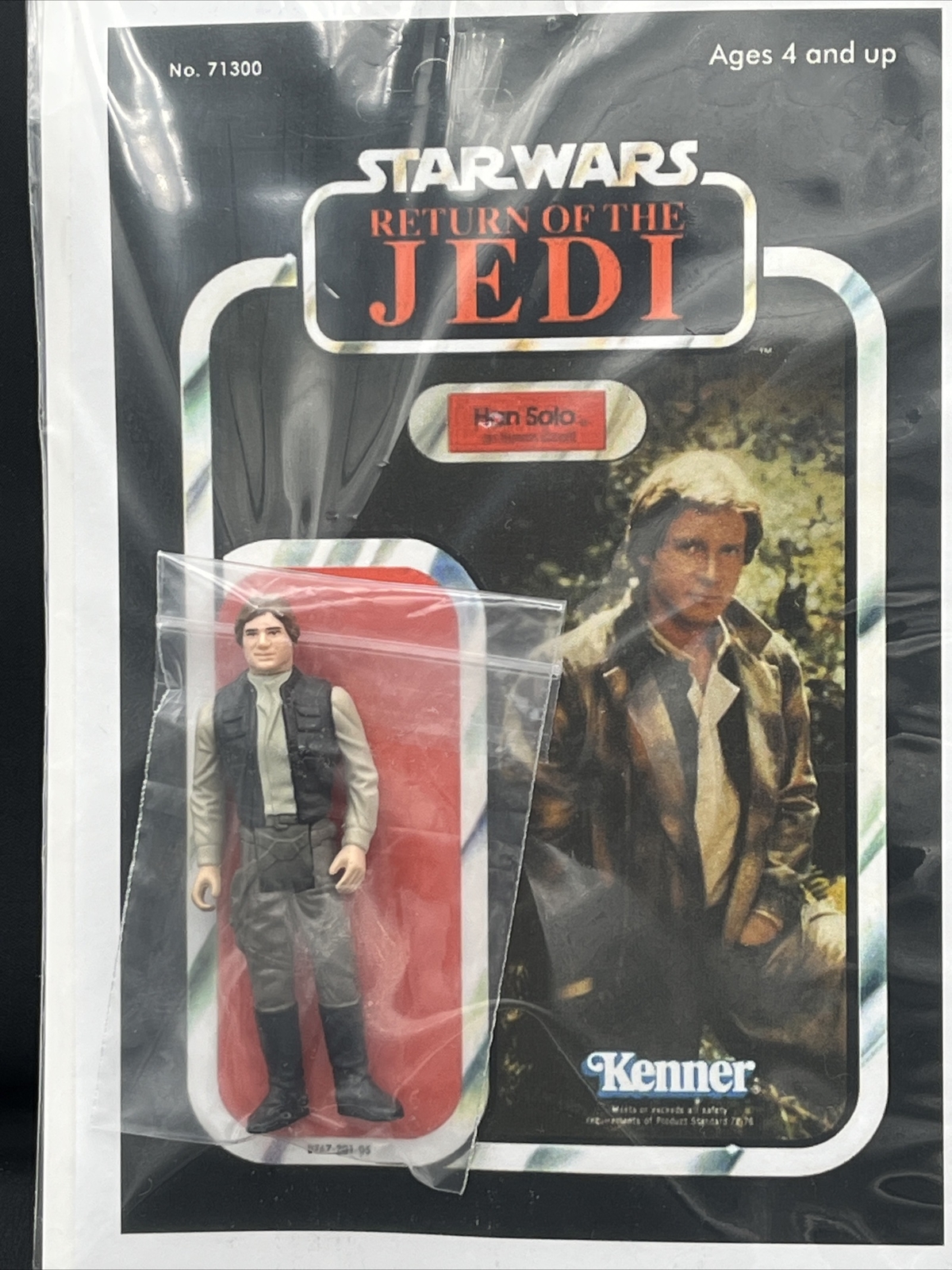 Vintage Kenner Han Solo Star Wars 1984 Endor Action Figure Return of ...