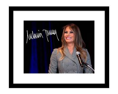 Melania Trump 8x10 Signed Photo Print US First Lady Autograph Donald ...