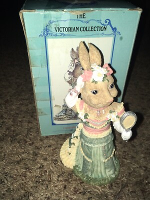 Antique Catherine Peter Cottontail Victorian Collection Statue Figurine ...