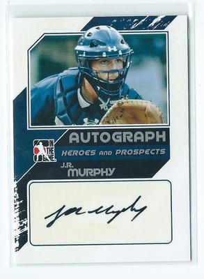 2011 ITG Heroes & Prospects JR J.R. Murphy Silver AUTO AUTOGRAPH RC | eBay