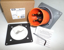 Hubbell 100 Amp Generator Plug & Receptacle Hbl4100c12w Hbl4100b12w ...