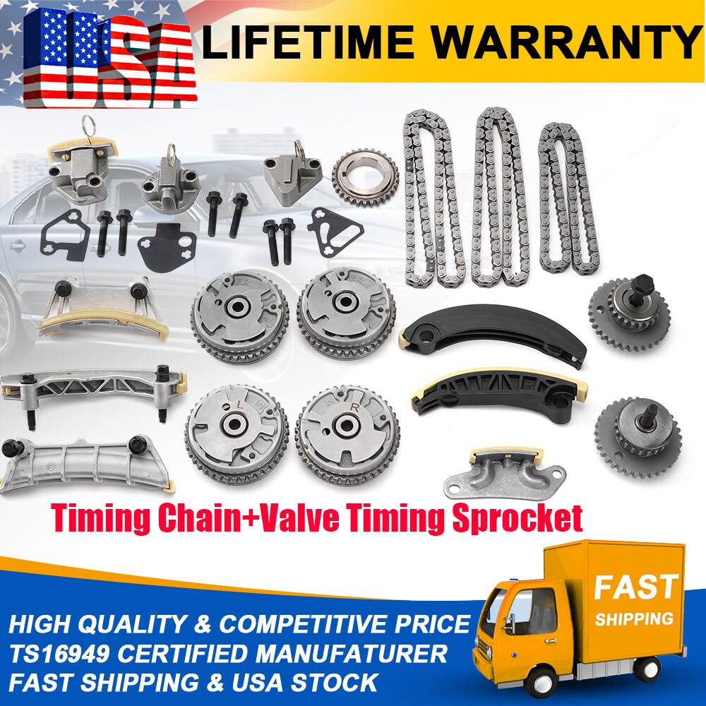 Complete Kit Timing Chain VVT Cam For CADILLAC Equinox CTS SRX BUIC ...