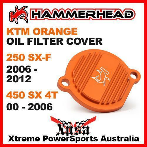 HAMMERHEAD ORANGE OIL FILTER COVER KTM 250SXF SX-F 2006-2012 450SX 2000 ...