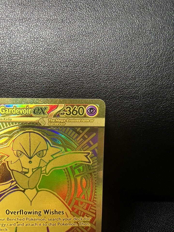 Mega Gardevoir Ex 187/132 Mega Evolution Secret Rare Pokemon Card GOLD ...