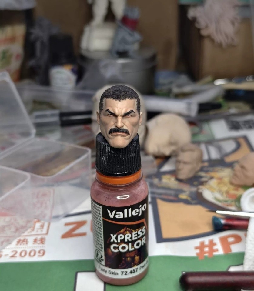 1/12 Painted Thragg King Comics Head Carving Fit 6'' ML Action Figure ...