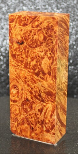 Stabilized Spalted Dyed Maple Block-Knife Handle Pistol Duck Call ...