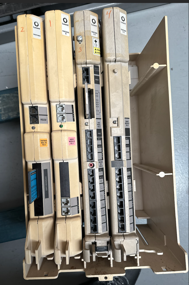 LUCENT PARTNER Business Phone System Model 103H Mail 400EC ACS 308EC | eBay