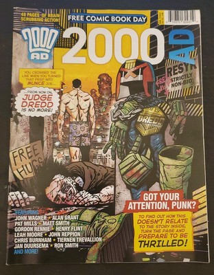 2000 AD Free Comic Book Day 2014 Preview Magazine Judge Dredd Slaine ...