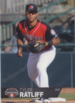 2018 Hickory Crawdads 2nd Tyler Ratliff RC Rookie Texas Rangers | eBay
