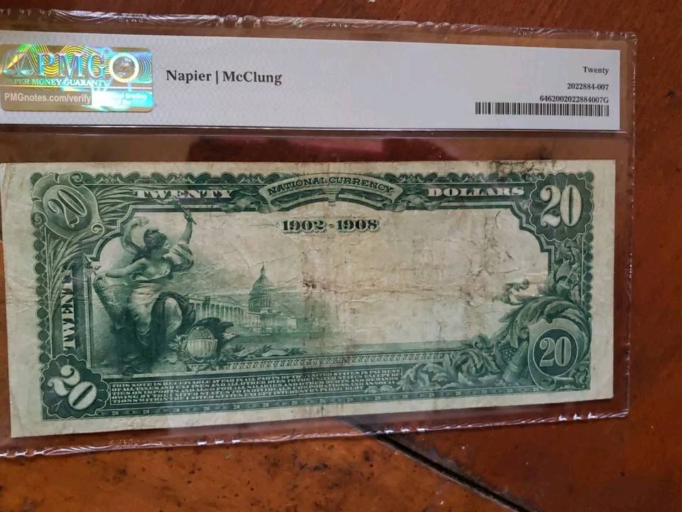 1902 $20 CH #10231 DATE BACK Fr.646 PMG20 VF Kansas City, Missouri | eBay