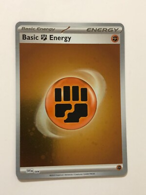 Pokemon Card 151 Holographic Fighting Energy 006 Near Mint | eBay