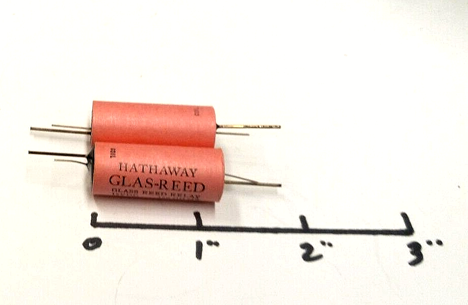 #832-H Hathaway "Glas-Reed" Glass Reed Relay (pair) New out of box | eBay