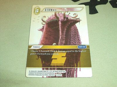 Atomos 3-074R - Final Fantasy TCG CCG Opus III 3 Card Nice! | eBay