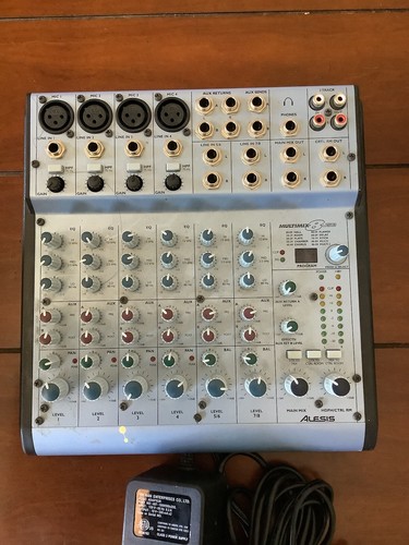 Alesis Multimix 8 USB 8-Channel Studio Mixer with Power Cord WORKING | eBay