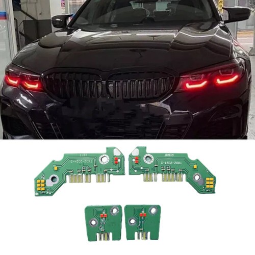 RED DRL LED Boards For BMW G20 330e 330i M340i M340iX Daytime Running ...