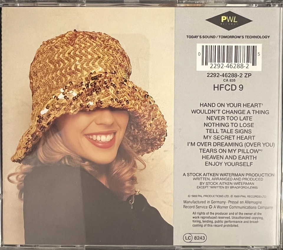 Kylie Minogue - Enjoy Yourself - Kylie Minogue CD - 10 Tracks CD Album ...