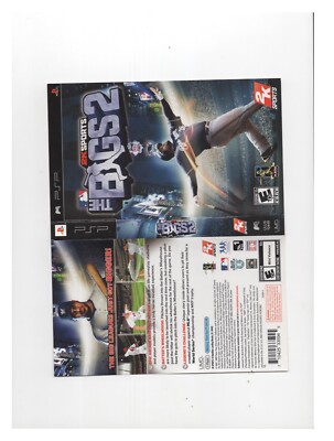 The Bigs 2 PSP ARTWORK ONLY Authentic | eBay