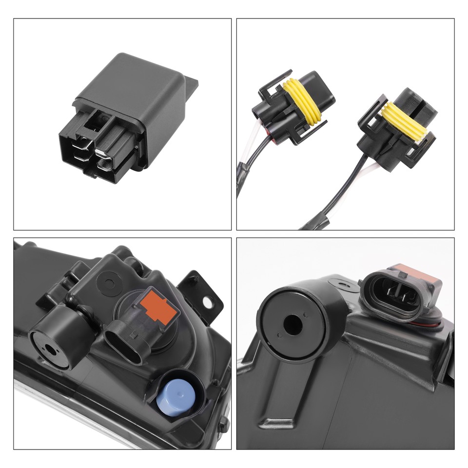 Fit 2017-2020 19 Nissan Rogue S SL SV Fog Lights Lamps w/ Switch Bezel ...