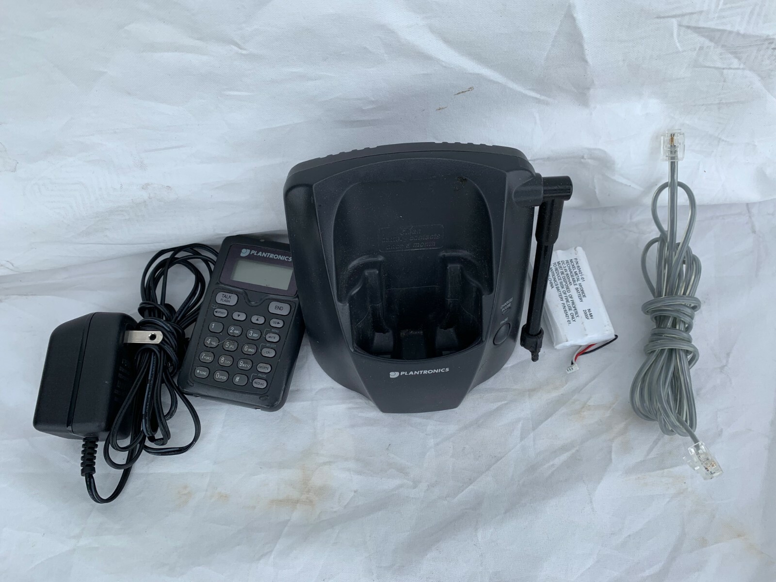 Plantronics CT12 2.4 GHz Cordless Telephone w/ Caller ID | eBay