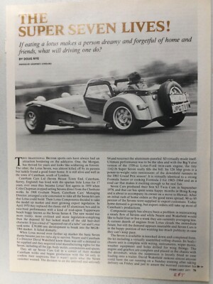 LLLArt21 Vintage Article The Super Seven Lives History Feb 1977 2 page ...