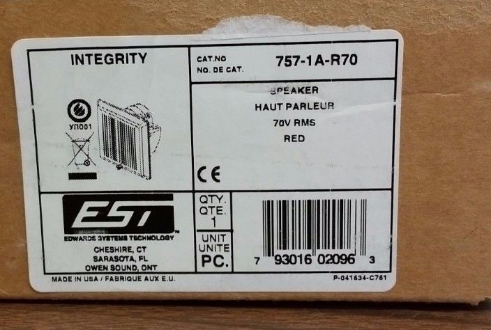 NEW Edwards 757-1A-R70 Re-Entrant Speaker - RED | eBay