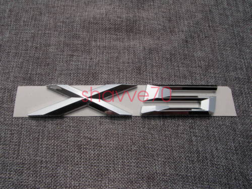 ABS Chrome X5 Letters Number Trunk Rear Emblem Decal Badge Sticker for ...