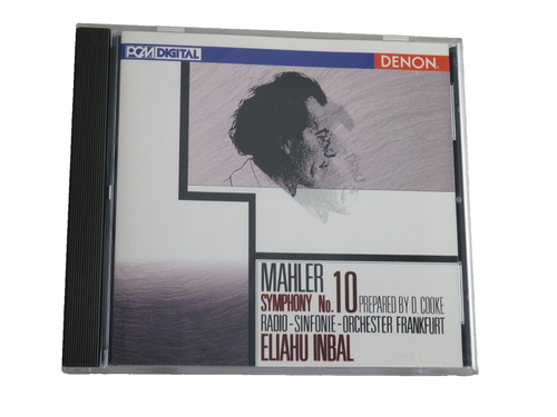 Mahler Symphony No. 10 Eliahu Inbal CD 1992 Denon NO IPFI ED1 | eBay