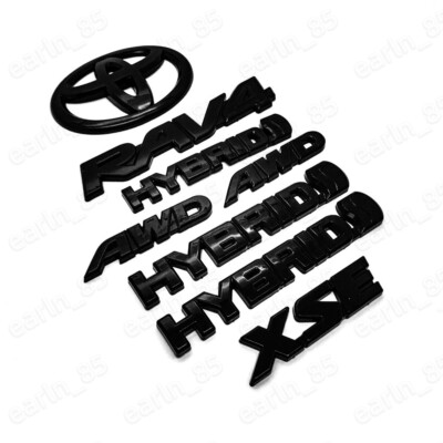 OVERLAY !! 2019 - 2025 TOYOTA RAV4 XSE AWD Hybrid GLOSS BLACK OUT ...